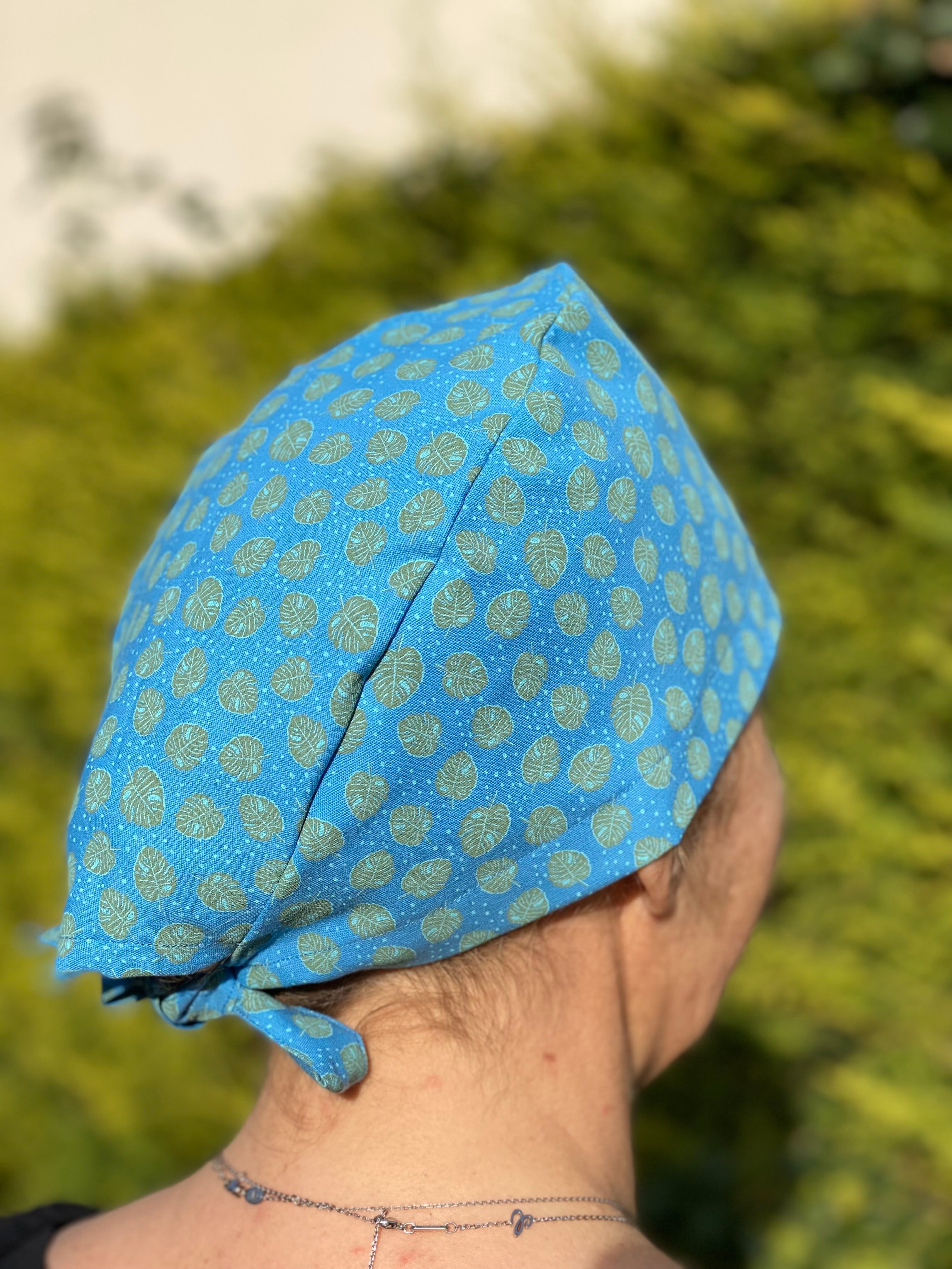 Calot de bloc opératoire en tissus - monstera – KLO